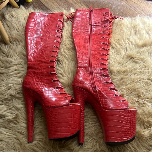Pleaser | Shoes | Hella Heels Boots | Poshmark